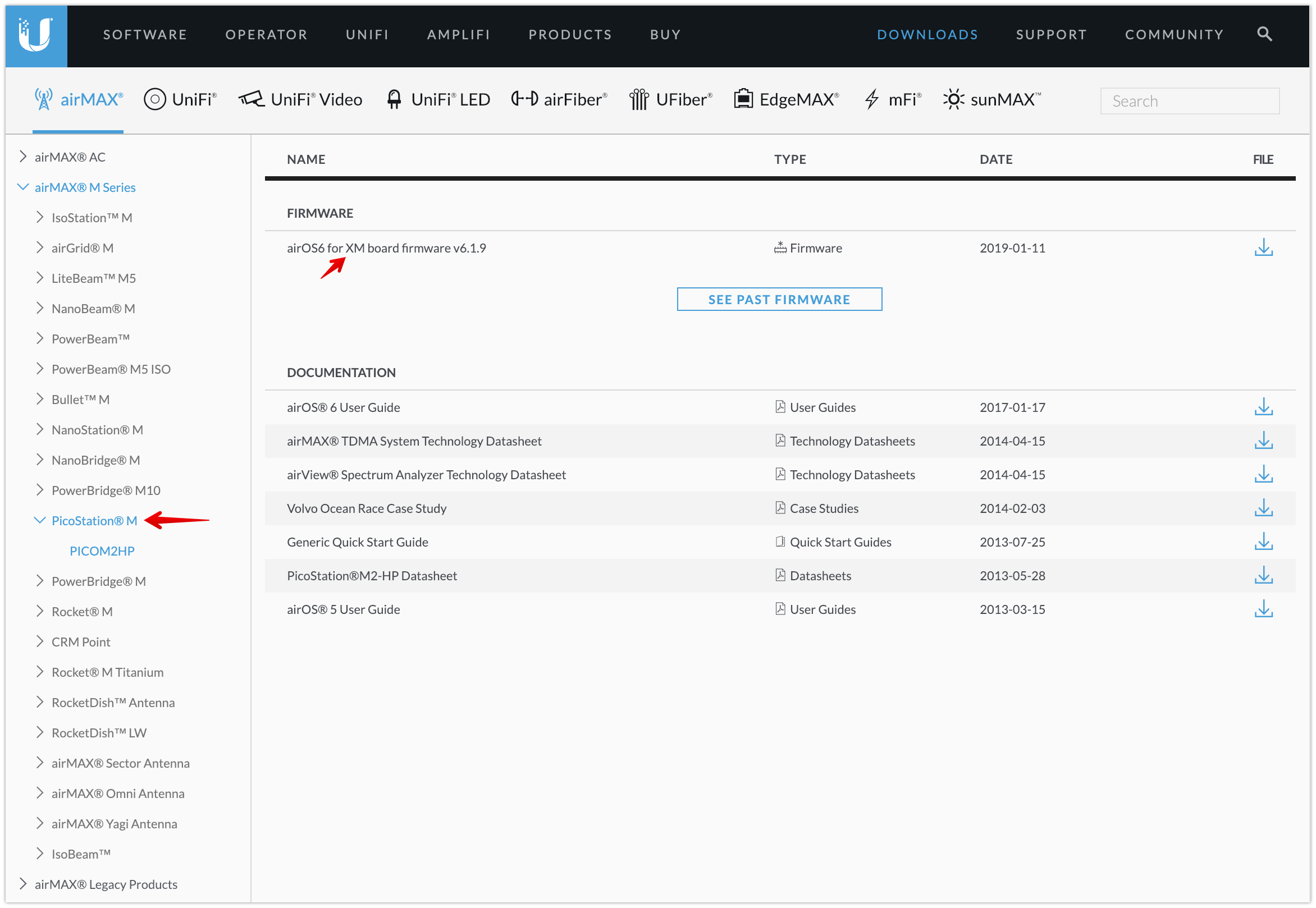 Flashing AirOS from UniFi on a PicoStation M2
