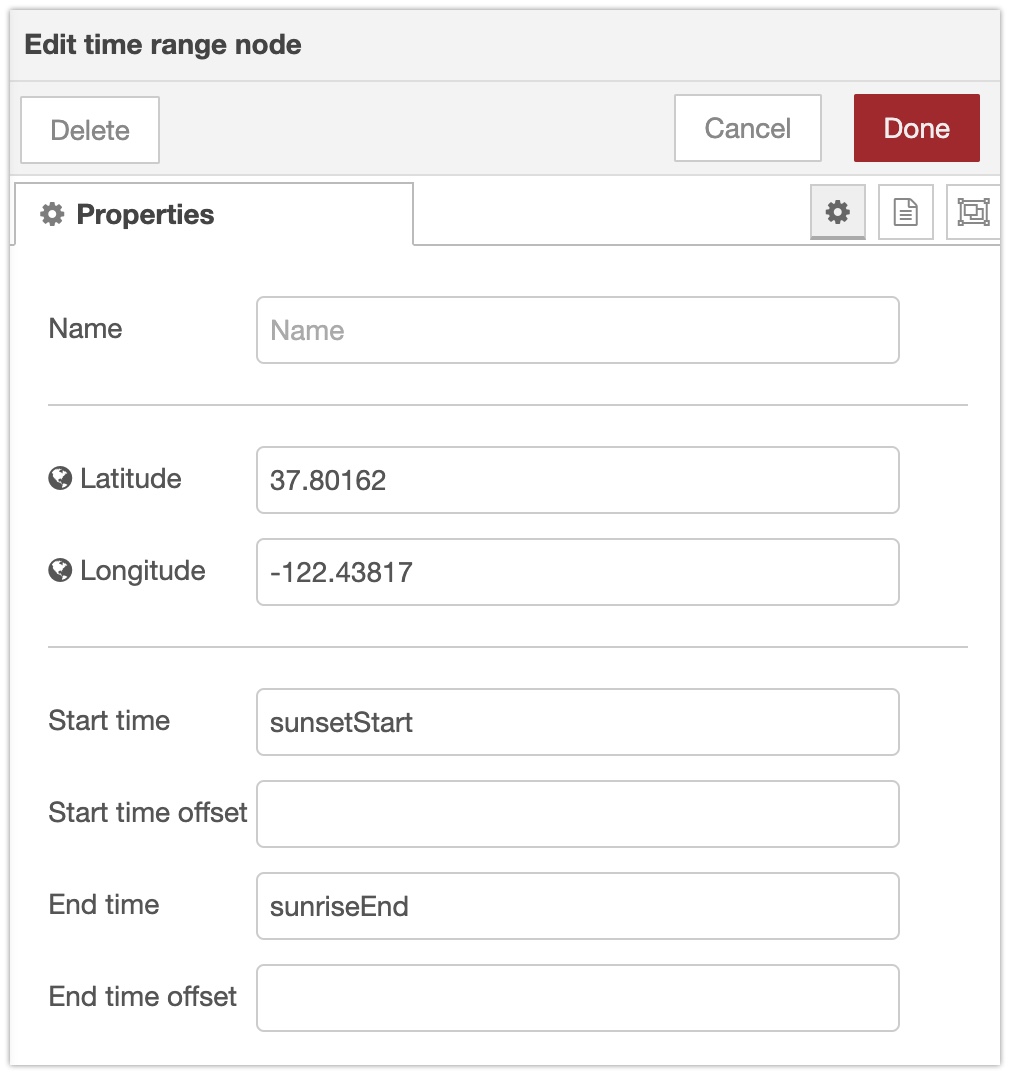 Controlling lighting with motion via Node-Red